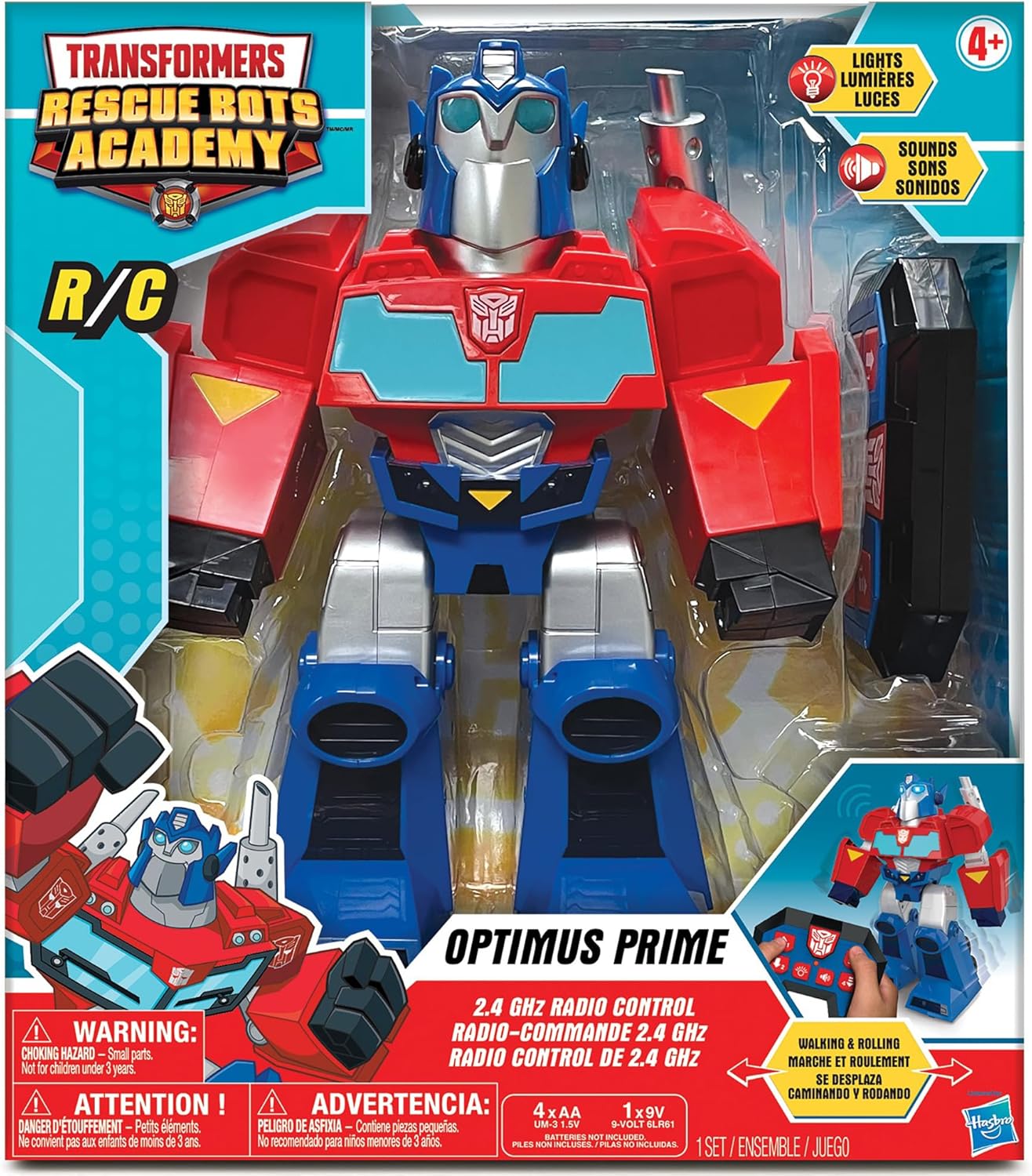 Transformers Rescue Bots Academy: Optimus Prime RC - Full Function Rob ...