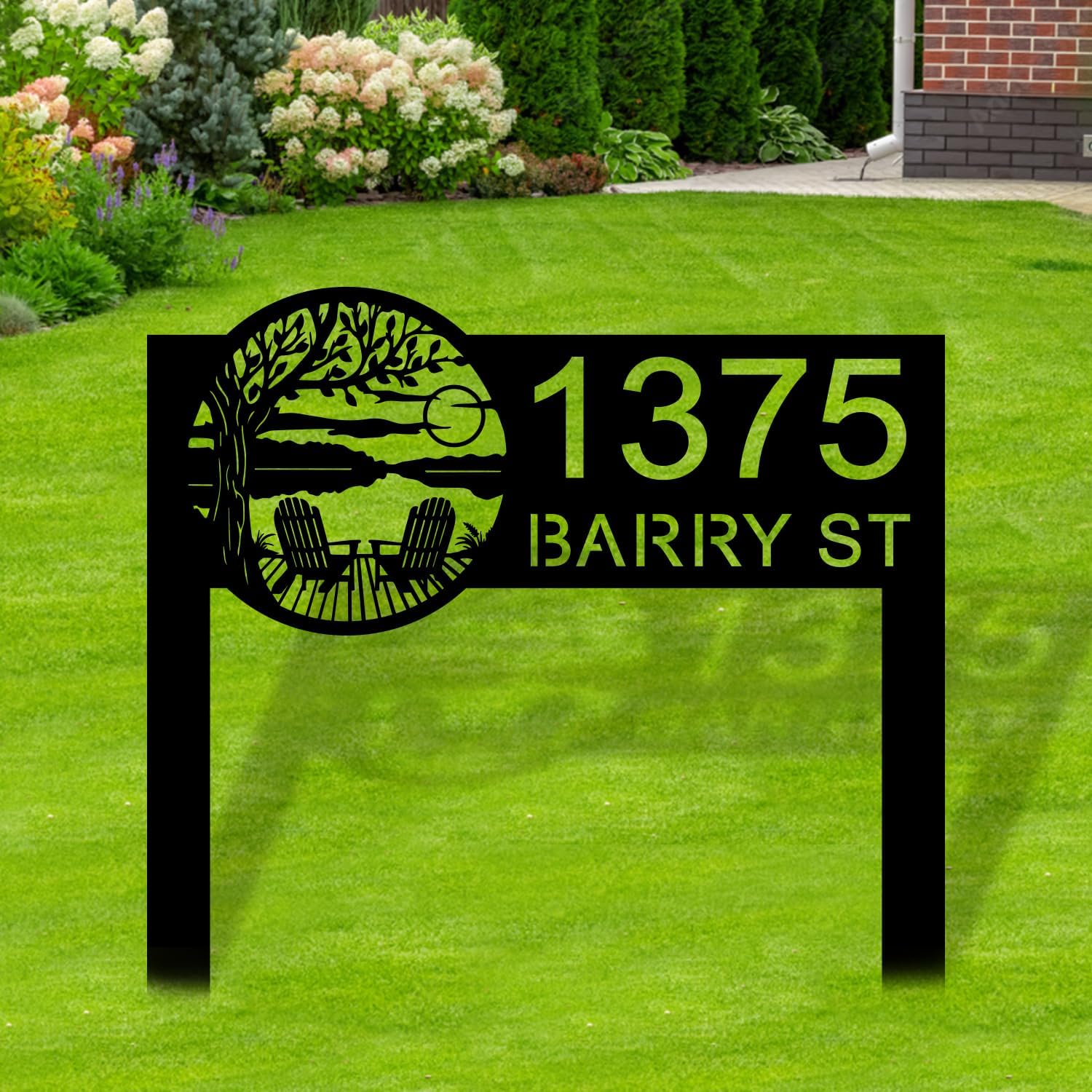 Personalized Campsite Sunset Sign – GearMustHave