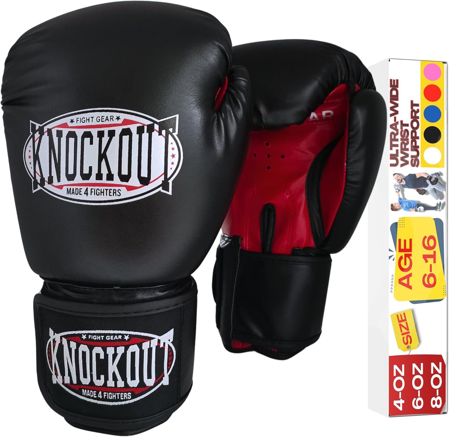 Ultimate Knockout Youth Boxing Gloves – GearMustHave