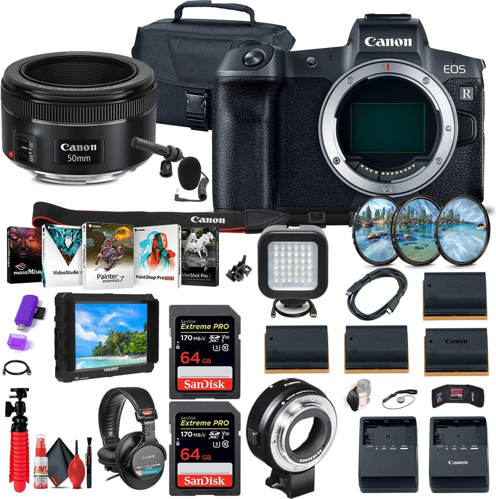 Canon EOS R Mirrorless Camera Bundle – GearMustHave