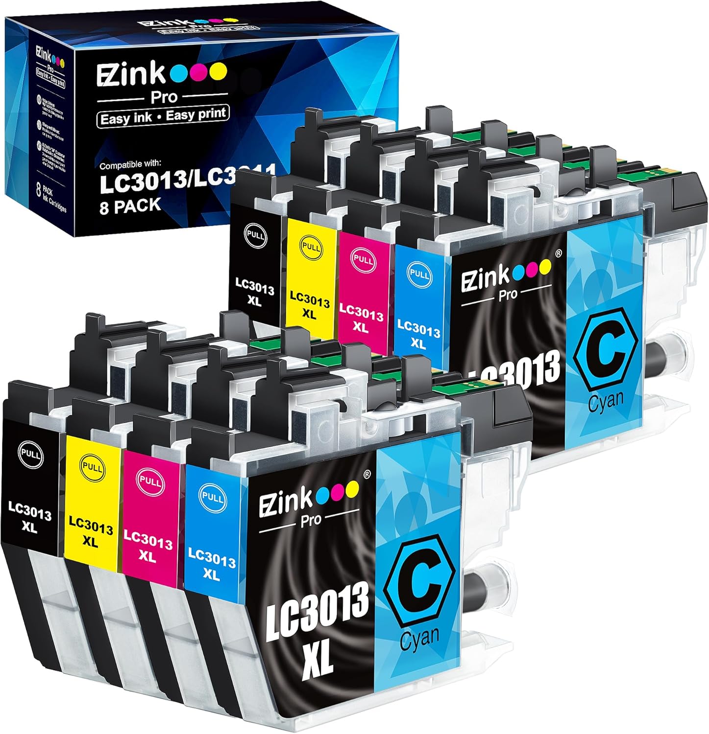 E-Z Ink Pro Brother Compatible Cartridges - Vibrant Printing – GearMustHave