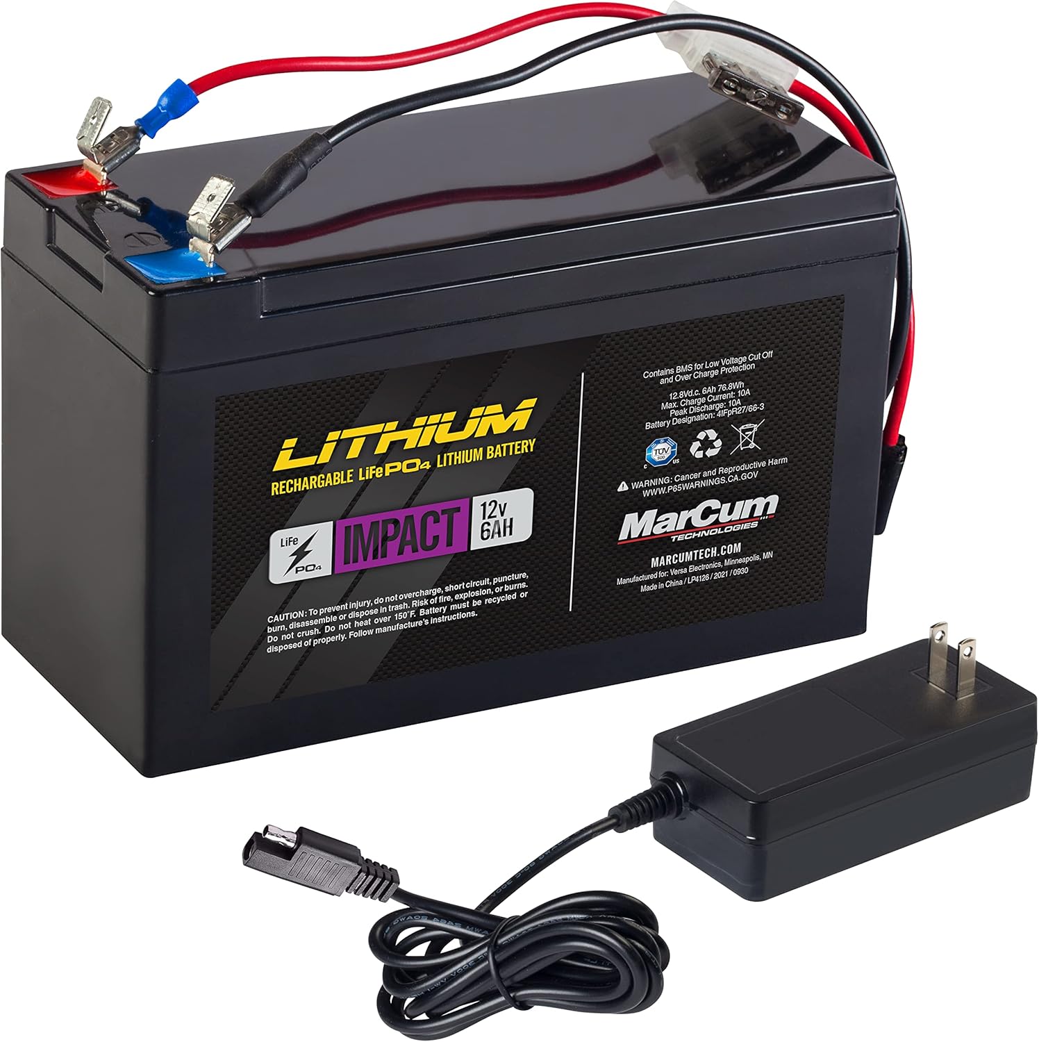 MarCum 12V Lithium Battery Kit | Fast Charging | Ice Fishing – GearMustHave