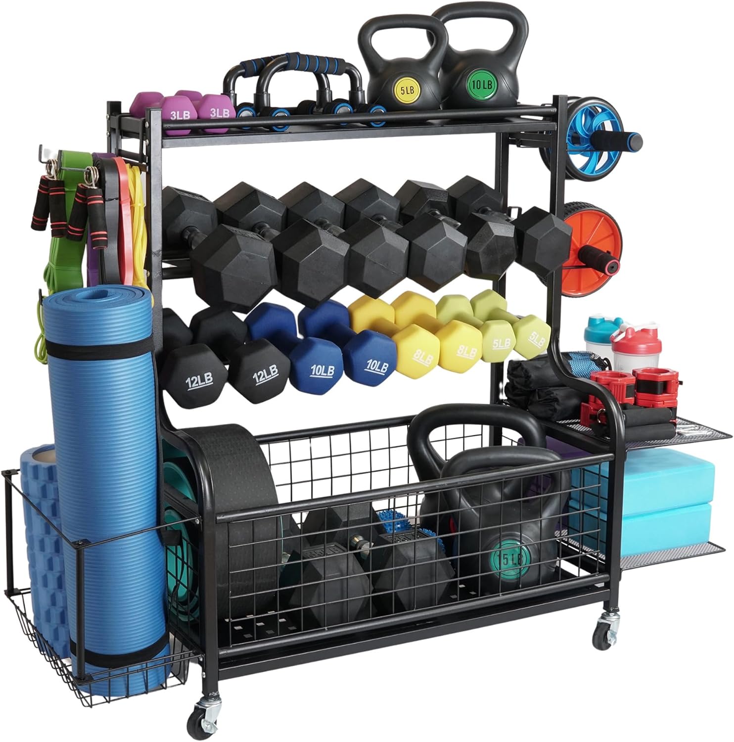 STUFFSTASH Heavy Duty Dumbbell Rack - Organize with Ease! – GearMustHave
