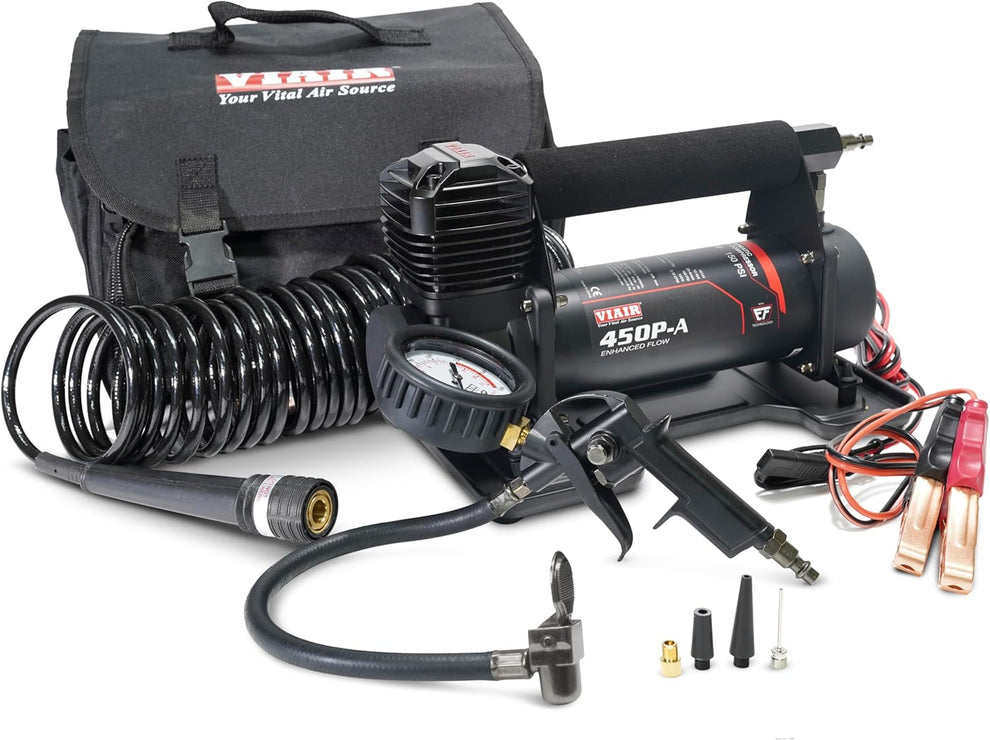 VIAIR 450P-A EF Portable Air Compressor - Fast Tire Inflation ...