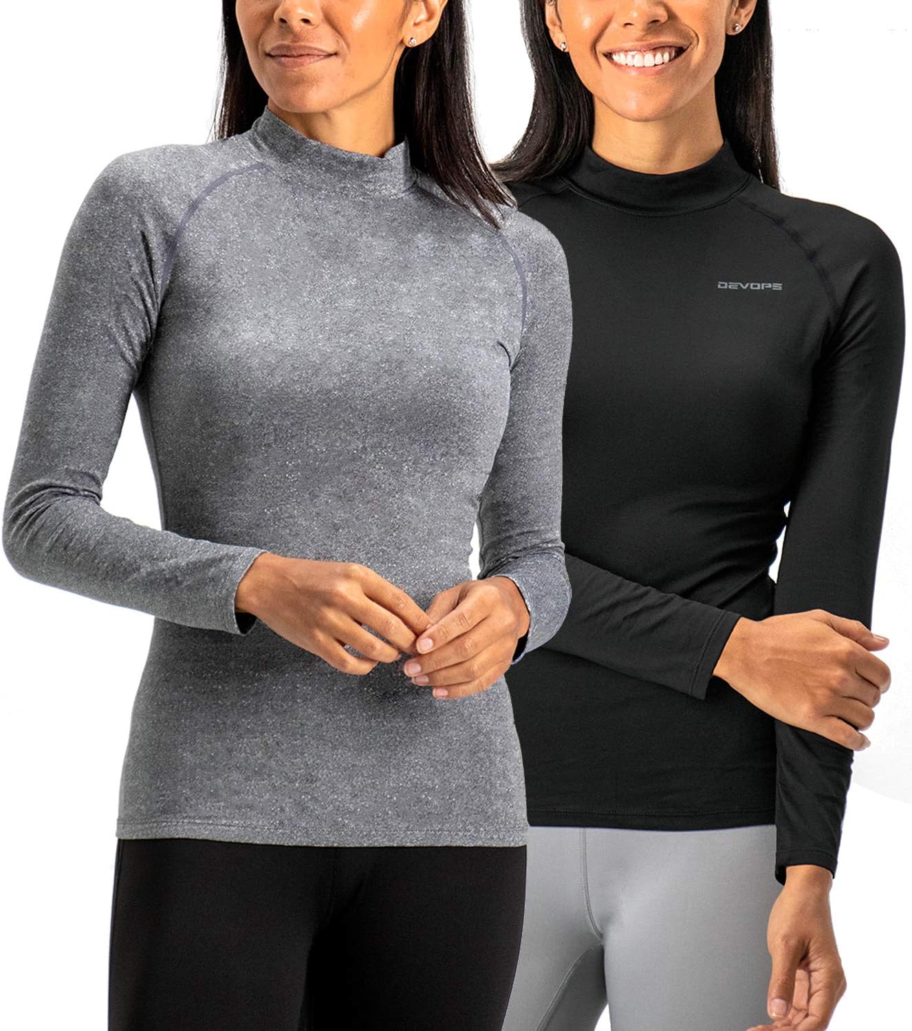 DEVOPS 2 Pack Thermal Long Sleeve Tops - Stay Warm in Style! – GearMustHave