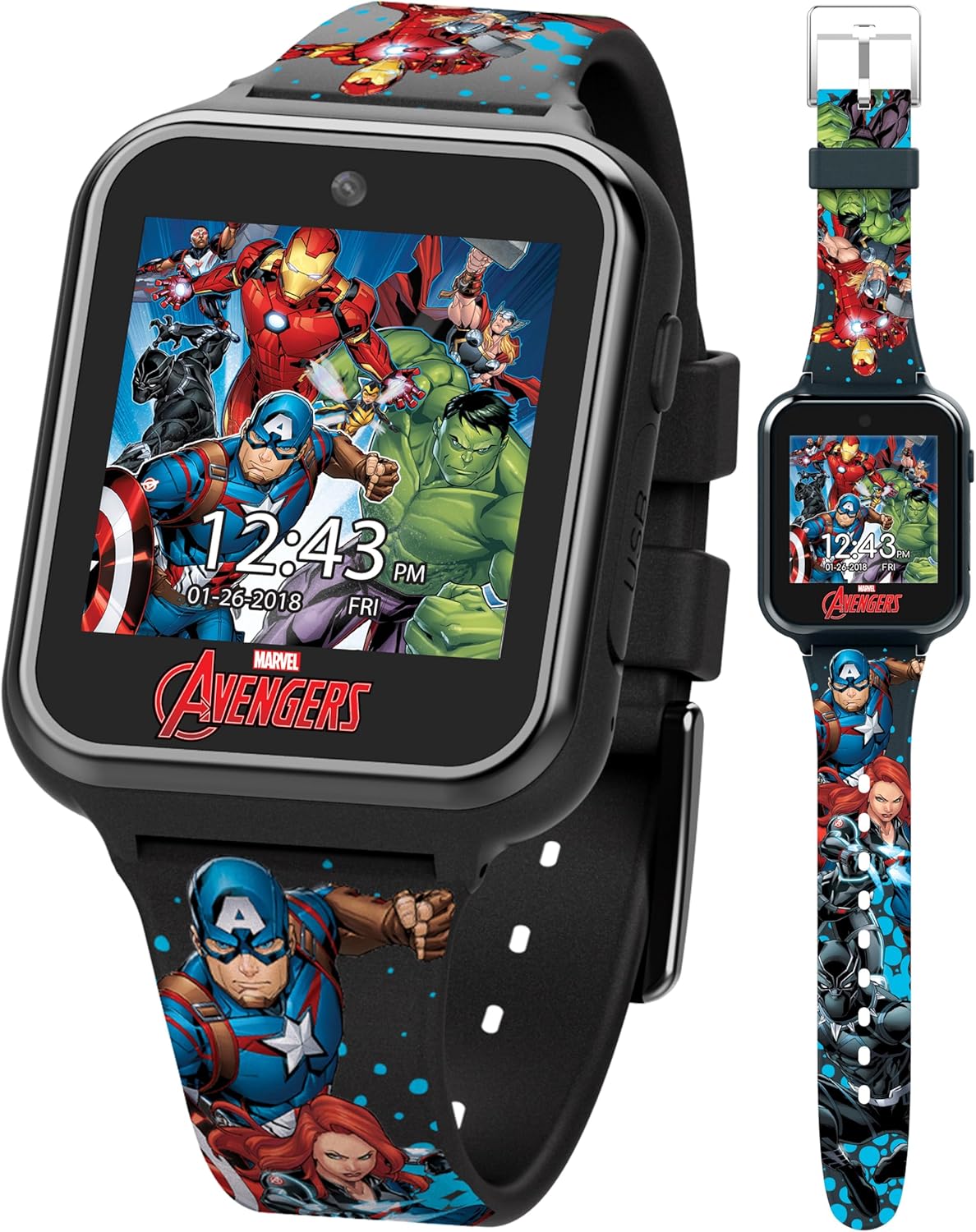 Marvel Avengers Kids Smartwatch: Games, Camera, Step Tracker & More ...