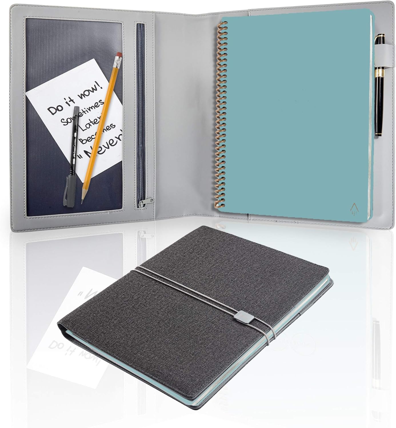 OOKU A4 Traveler's Notebook Cover | Fits 8.5 x 11 Smart Reusable Plann ...