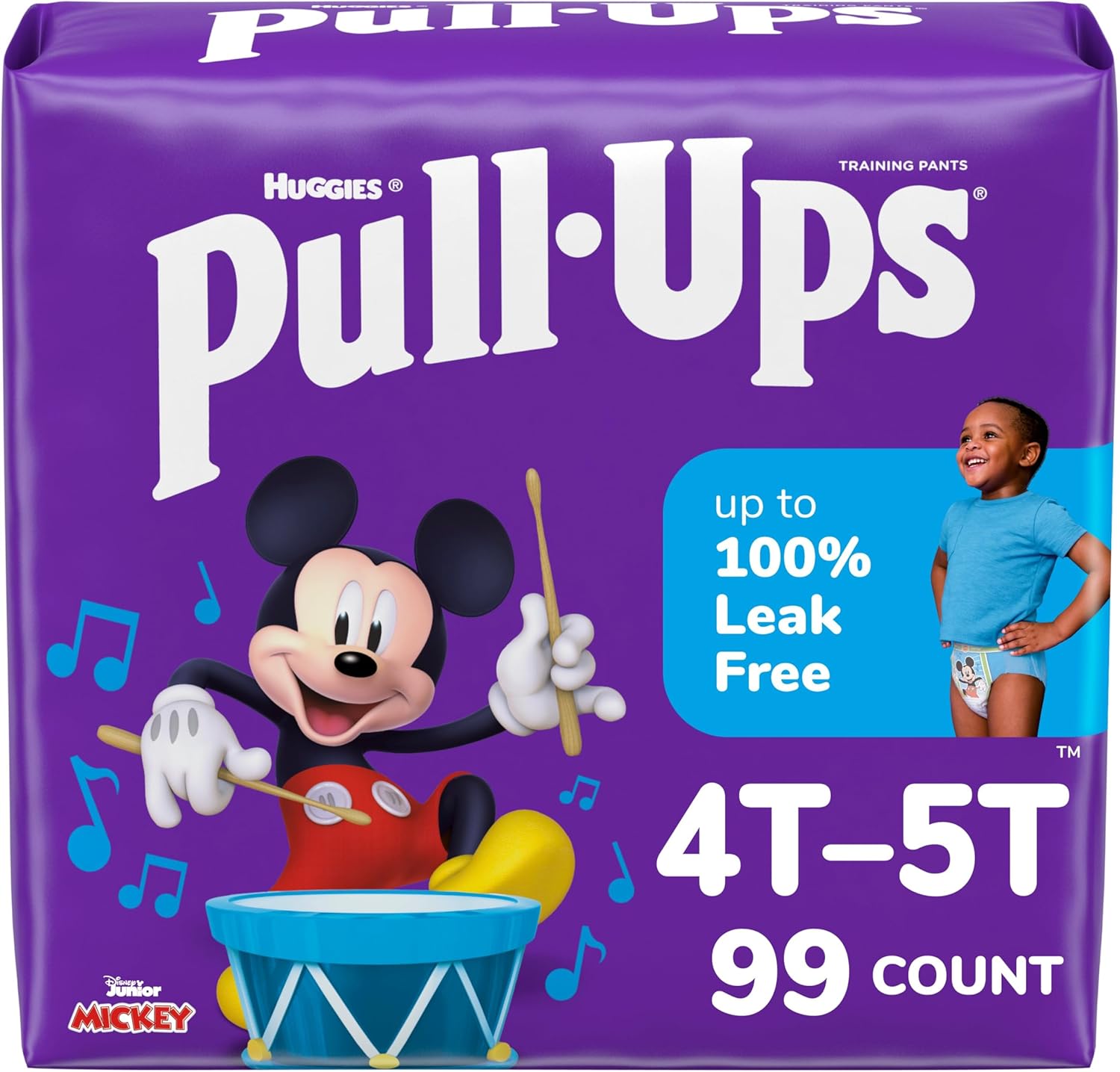 Pull-Ups Potty Training Pants, 4T-5T, 99 Count - Say Goodbye to Messes ...