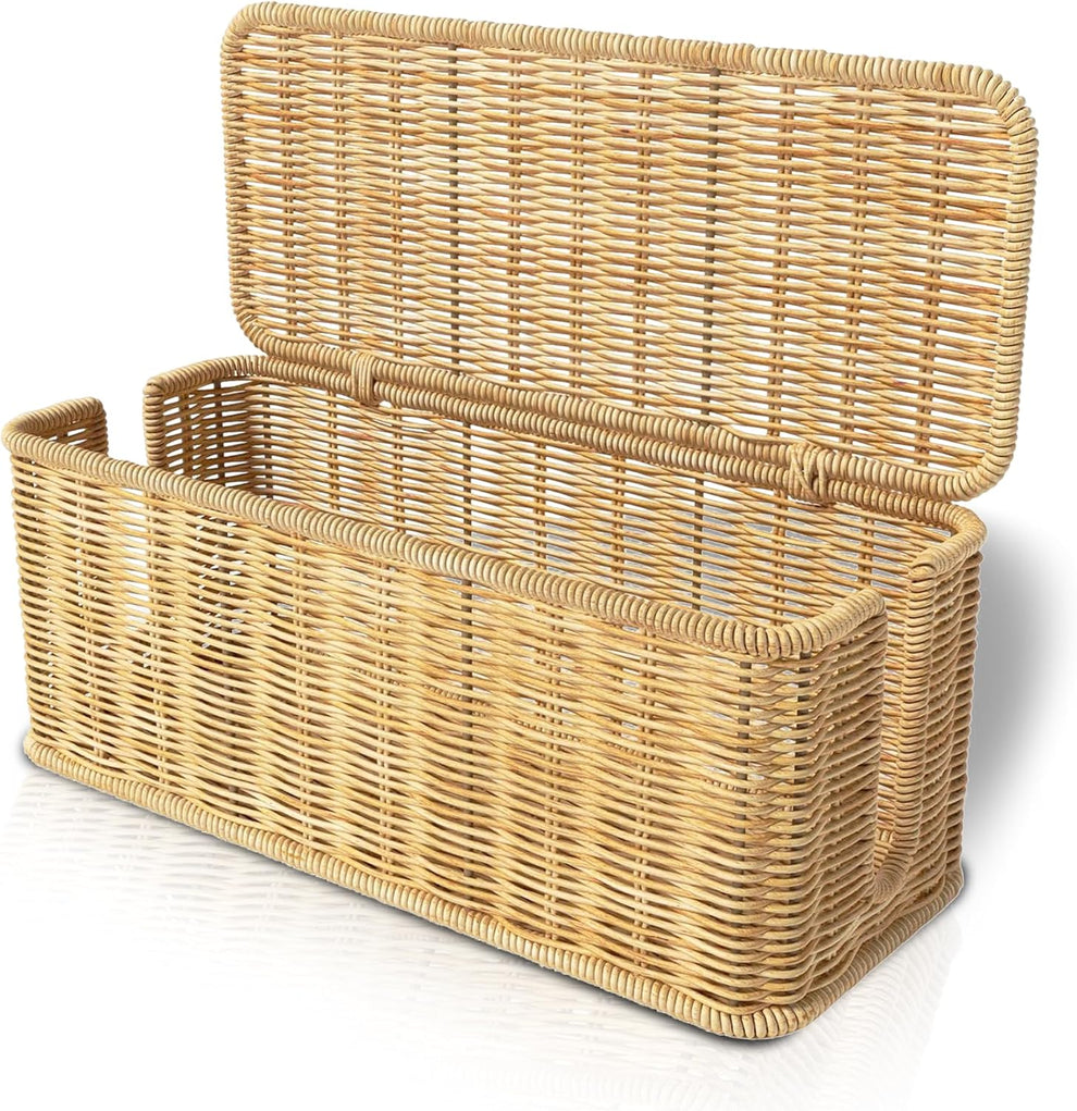 Rattan Cord Organizer - Hide Cables in Style! – GearMustHave