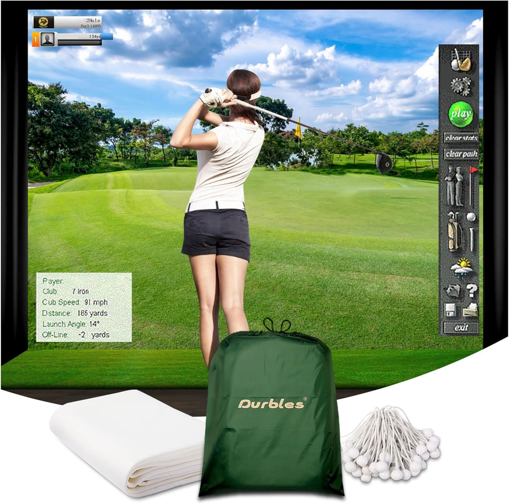 HD Golf Simulator Screen: Ultimate Practice Upgrade – GearMustHave