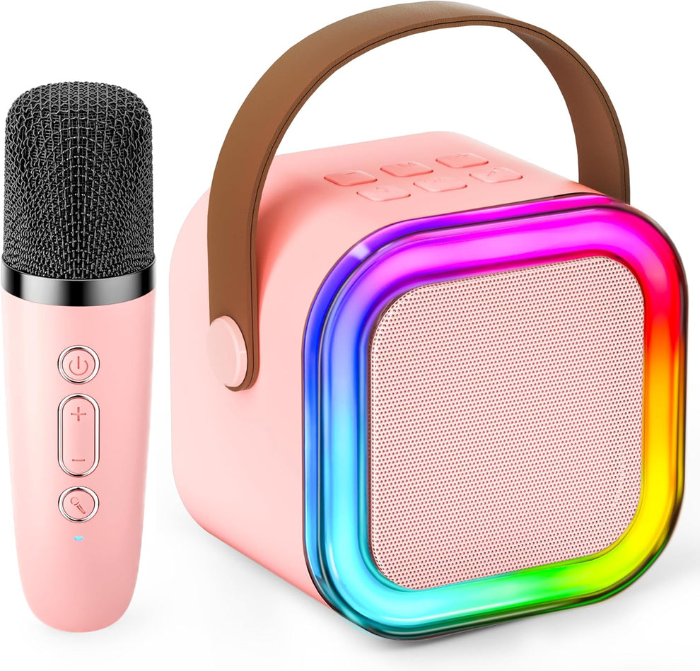 Karaoke Fun Anywhere! Portable Bluetooth Kids Mic Set - IROO – GearMustHave