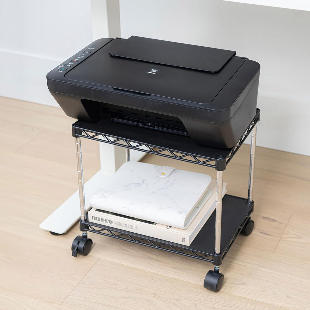 Compact Printer Stand on Wheels by ZBRANDS – GearMustHave