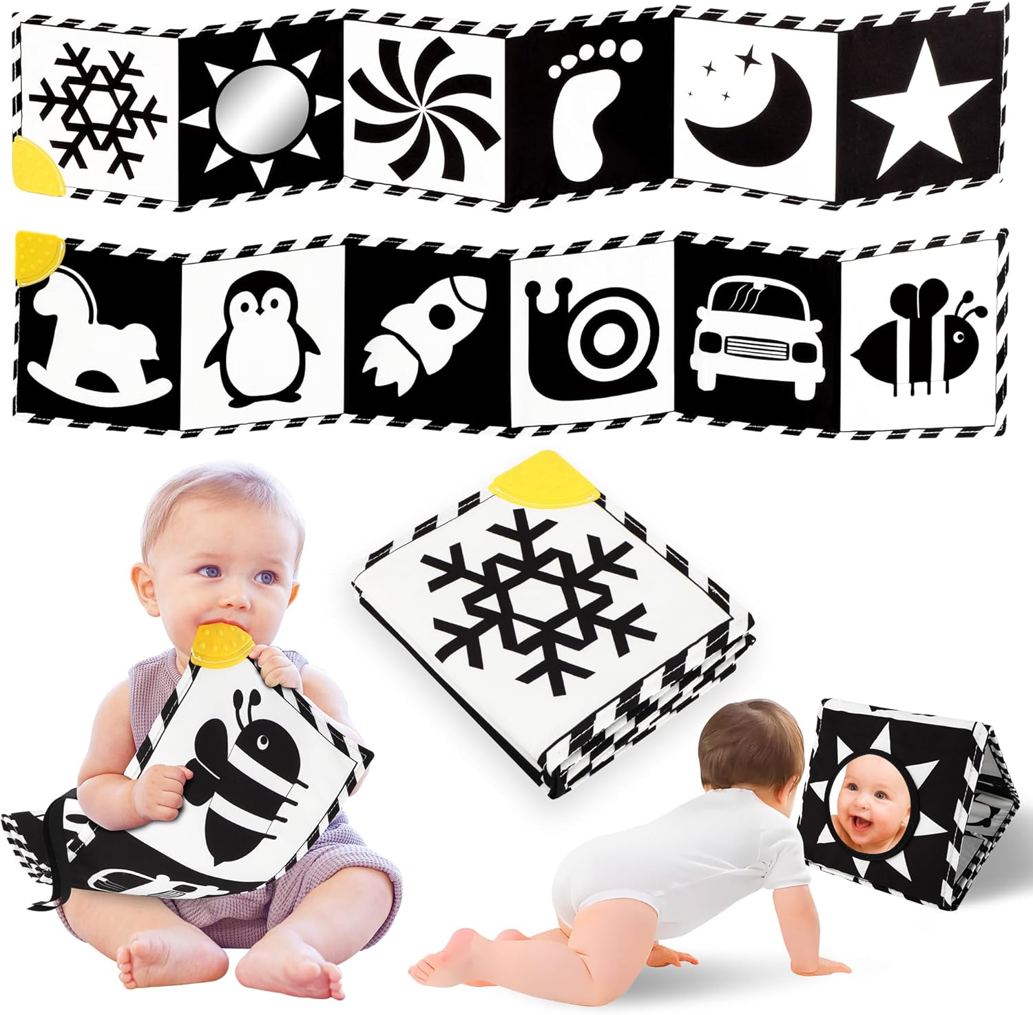 High Contrast Baby Sensory Set for Brain Development – GearMustHave