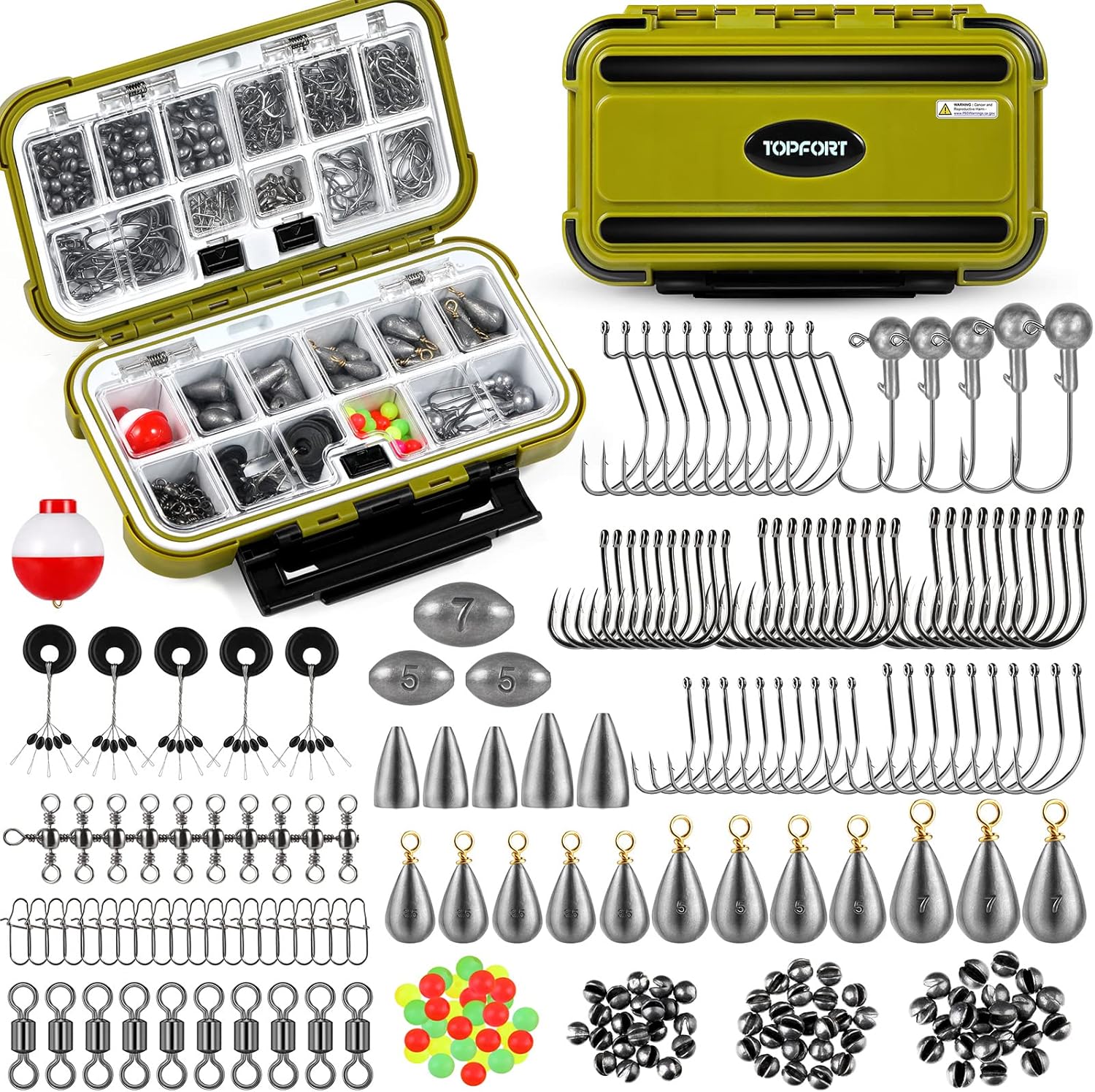 Complete Fishing Kit by TOPFORT - Tackle Box Included – GearMustHave