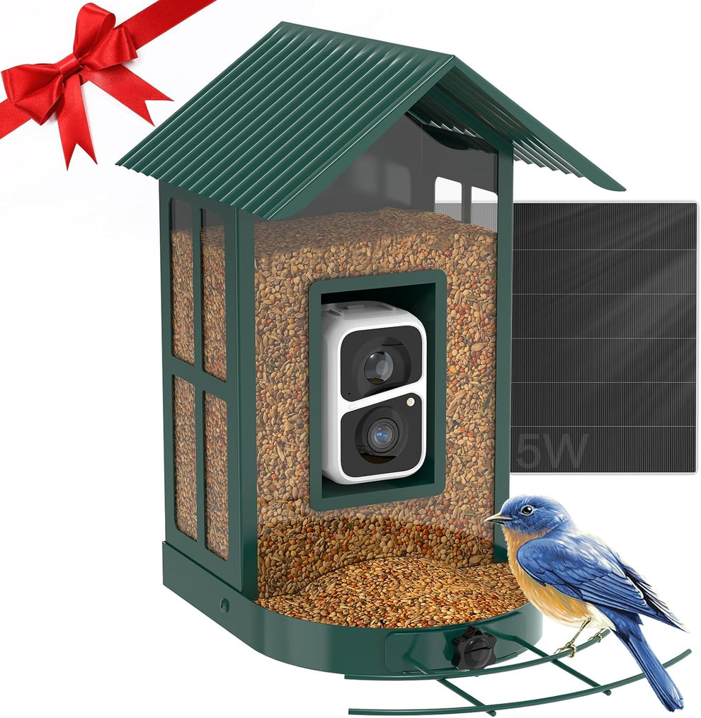 Soliom Metal Bird Feeder Cam - AI Bird Identification – GearMustHave