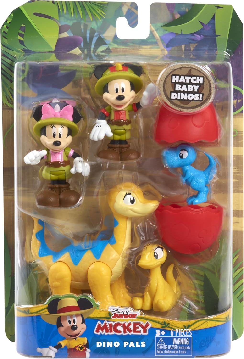 Mickey Mouse Funhouse Dino Pals Figure Set - Exciting Kids Toys ...