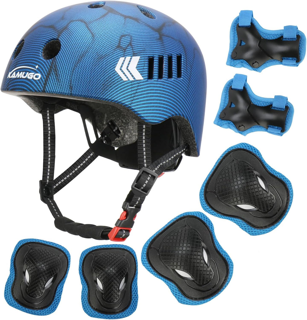 KAMUGO Kids Bike Helmet Set - Safety Gear for Active Kids – GearMustHave