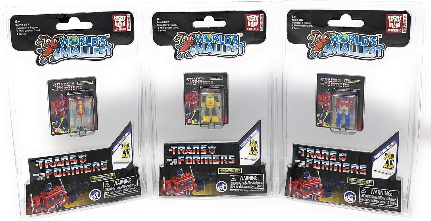 Transformers Mini Figures Set - Optimus Prime, Bumblebee, Starscream ...