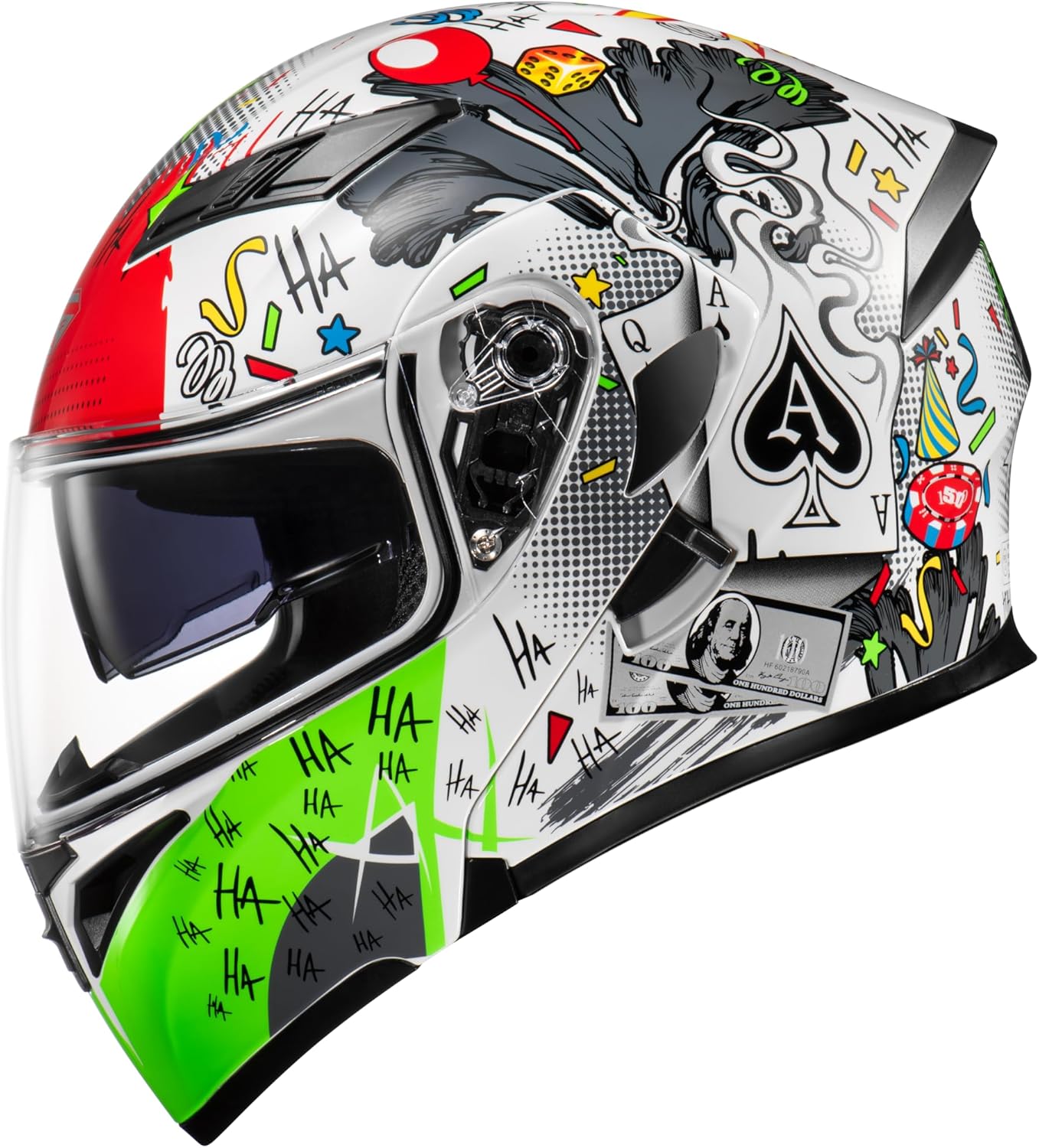 Dual Visor Modular Helmet - DOT Certified! Ride in Style! – GearMustHave