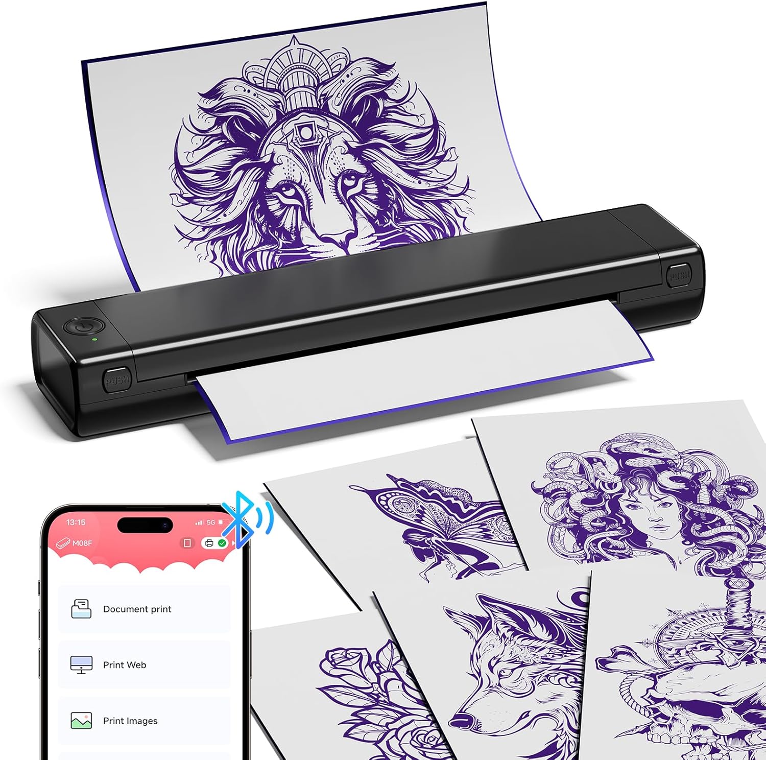 Portable Wireless Tattoo Stencil Printer - Ideal for Artists – GearMustHave