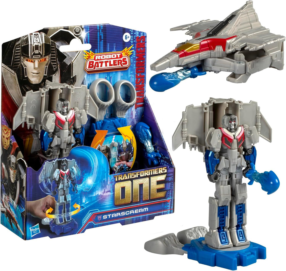 Transformers Starscream Robot Action Figure - Interactive Toy for Ages ...