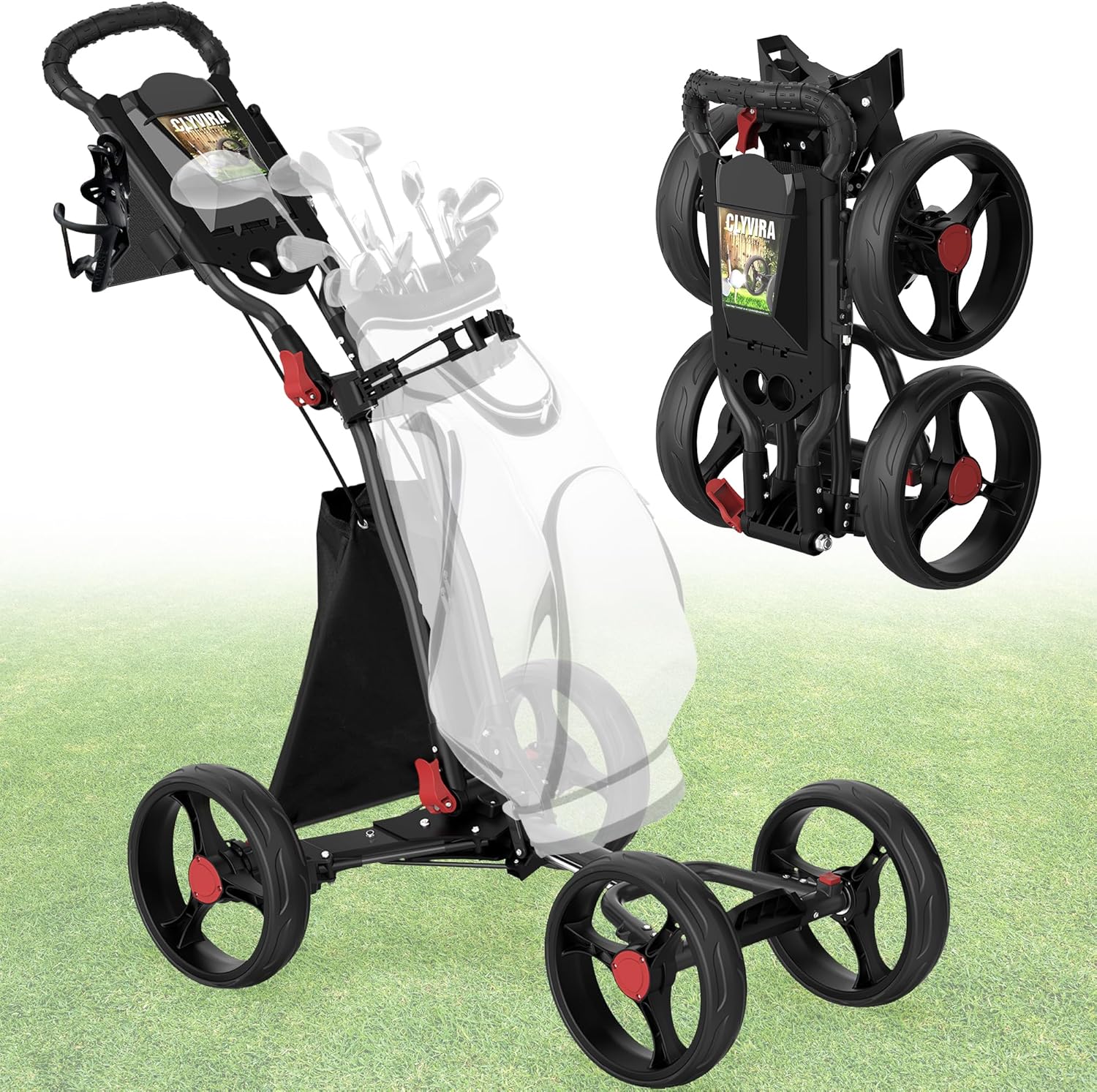 CruiseMaster V8 Golf Cart - Lightweight & Durable | 1-Click Folding, L ...