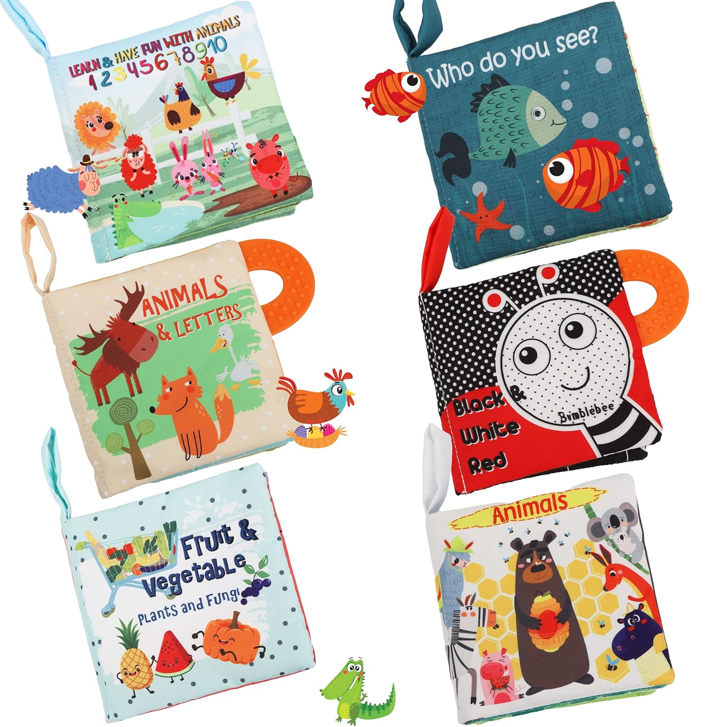 Interactive Crinkle Cloth Books for Early Learning – GearMustHave