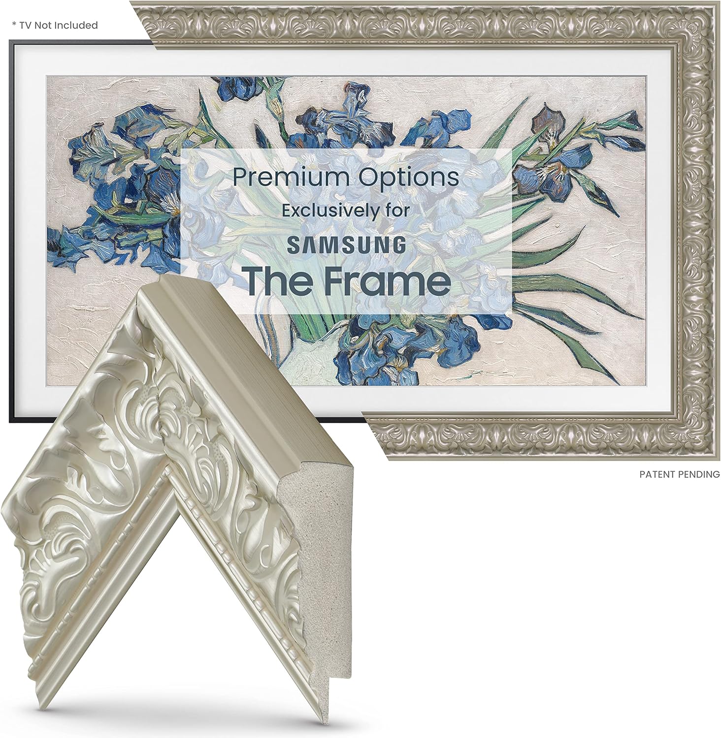 Tuscan Pearl Frame for Samsung The Frame TV 50 -2021-2025 – GearMustHave