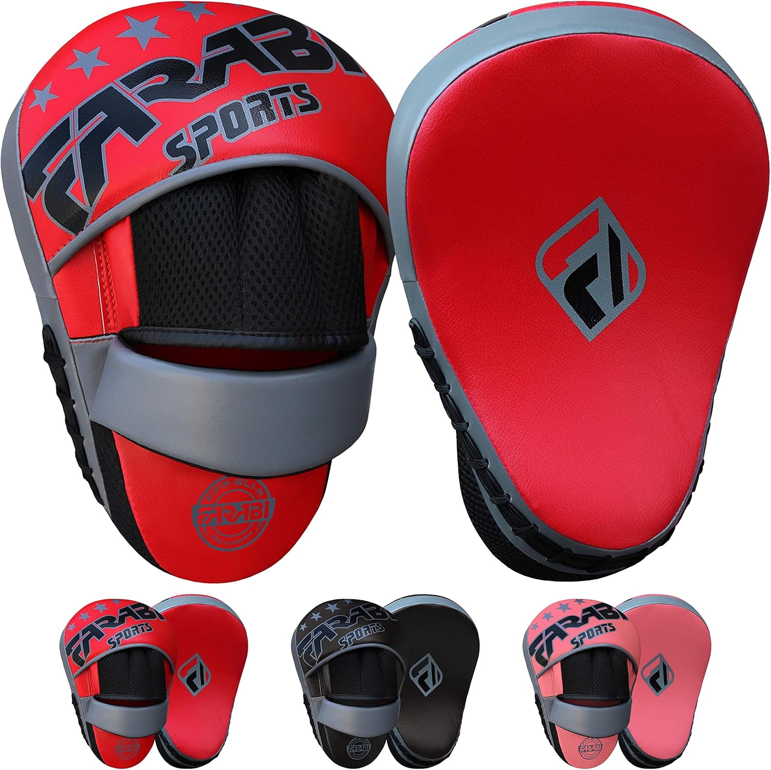 Farabi Sports Curved Focus Mitts - Precision Punch Training – GearMustHave