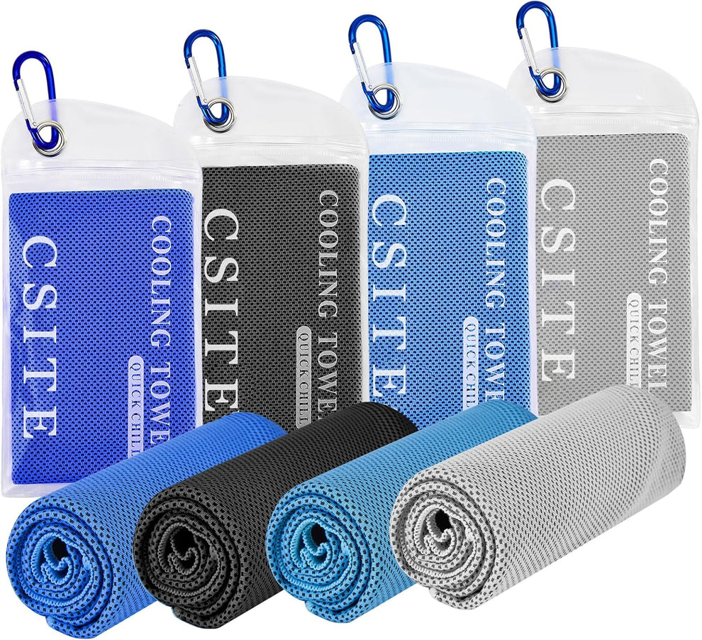 Stay Refreshed Anytime, Anywhere with 4-Pack Cooling Towels – GearMustHave