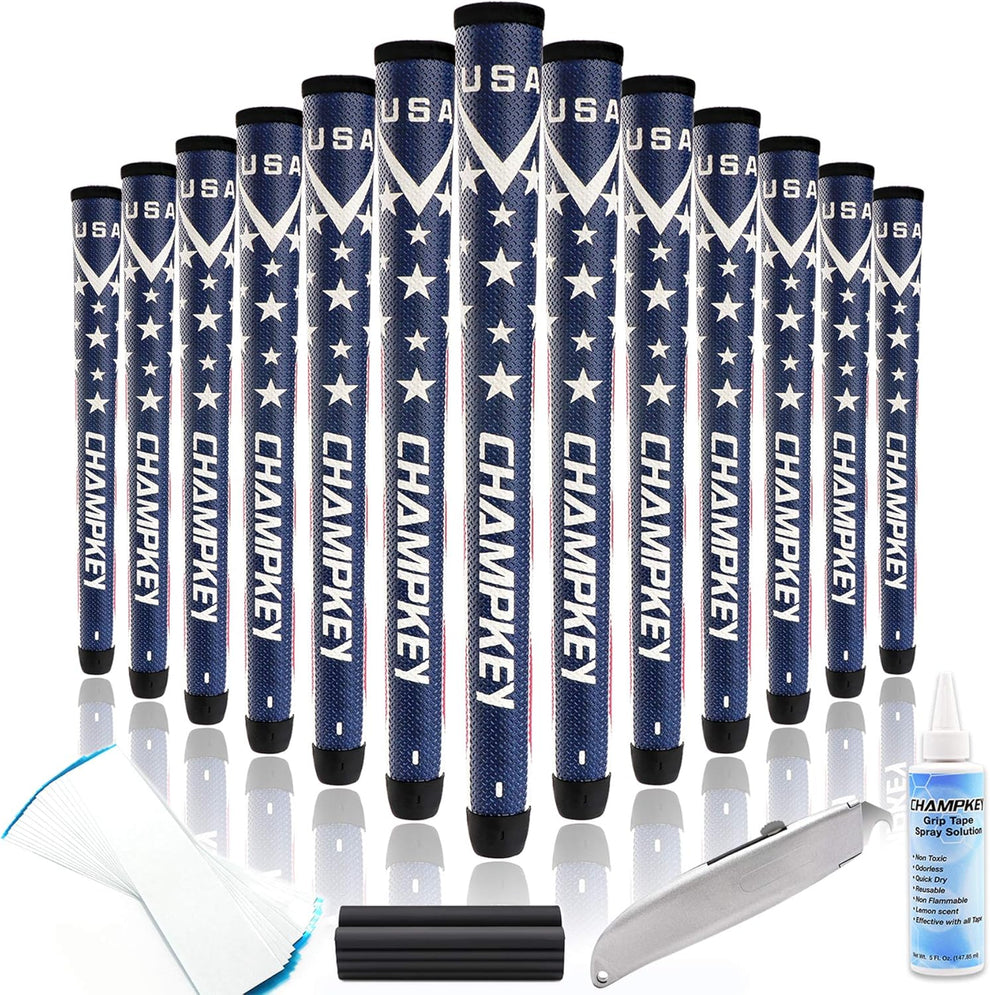 CHAMPKEY 13-Pack Comfort Golf Grips - Ultimate Control & Repair Kits ...