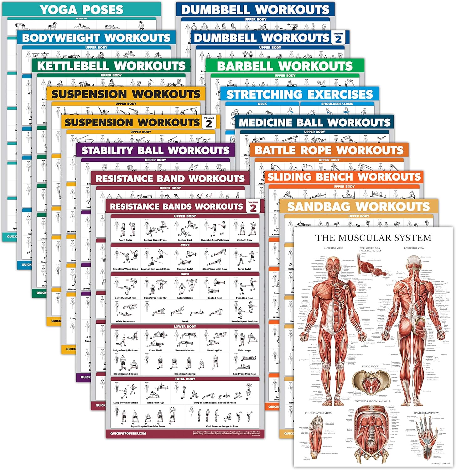Ultimate Fitness Poster Pack - Palace Learning – GearMustHave