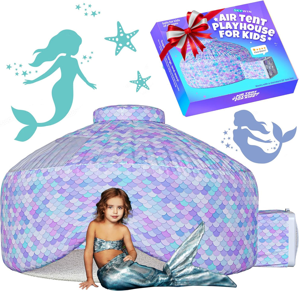 Inflatable Mermaid Kids Air Tent by Skywin – GearMustHave