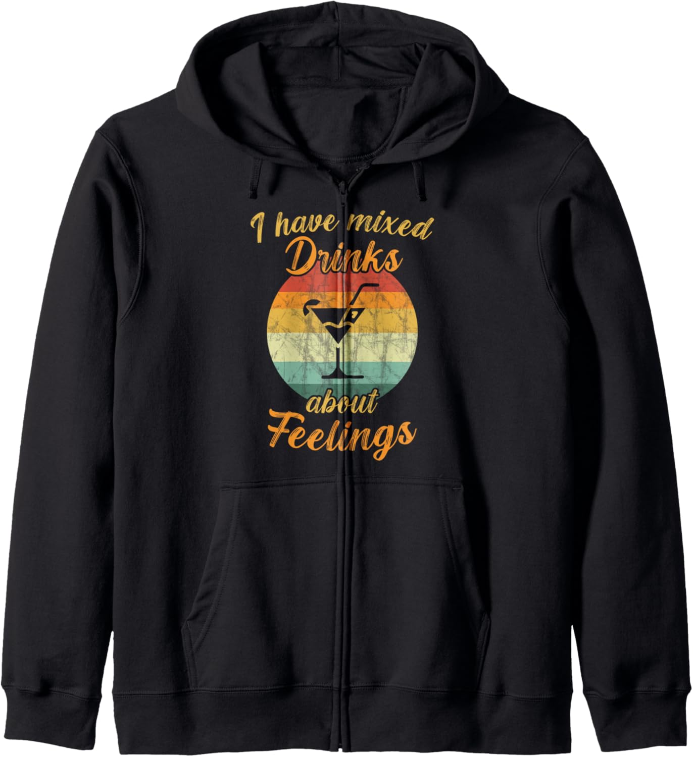 Feelings & Cocktails Zip Hoodie | Cocktail Smoker Beaker Set – GearMustHave